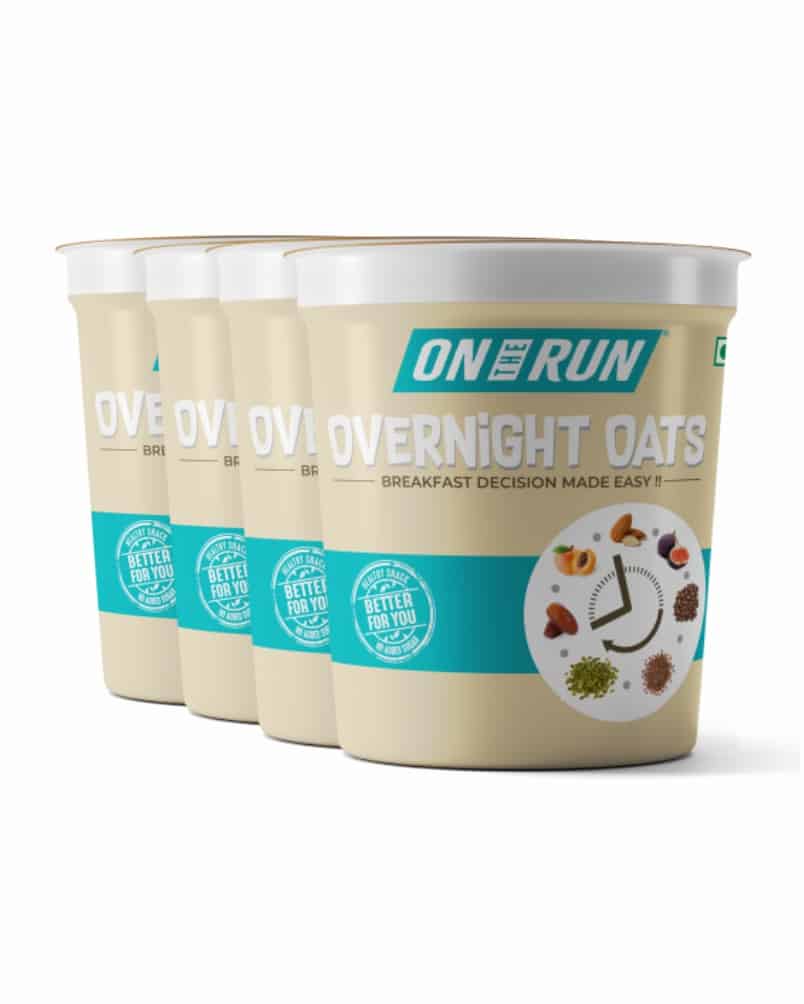 Buy Overnight Oats Online (Pack of 4) | ONTHERUN
